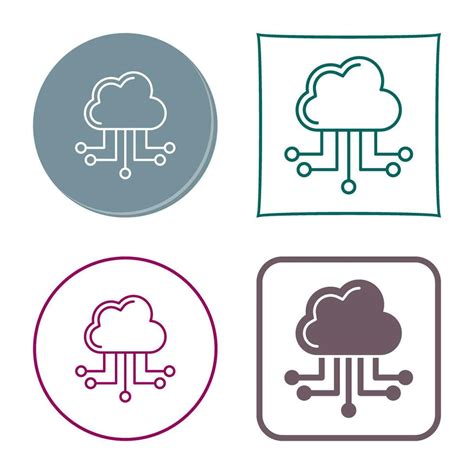 Cloud Computing Vector Icon Vector Art At Vecteezy