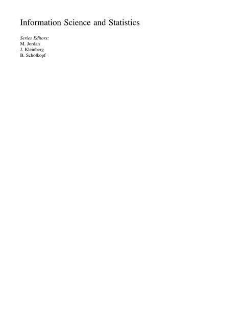 Bishop Pattern Recognition And Machine Learningpdf
