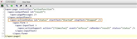 Salesforce Actionstatus Component Visualforce Tutorials