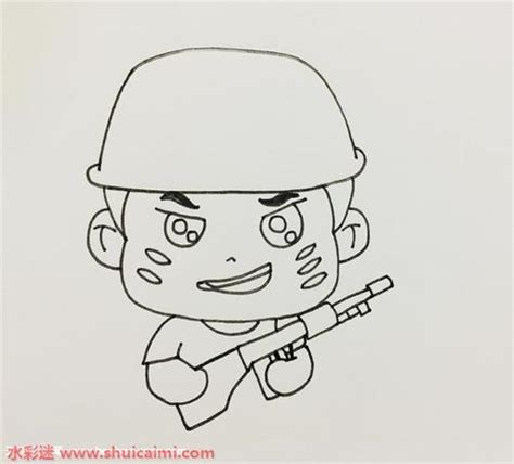 部队幼儿简笔画 简笔画图片大全 普车都