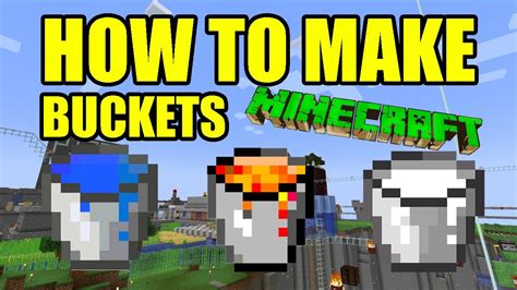 Make Bucket In Minecraft Pc At Sean Chaffey Blog