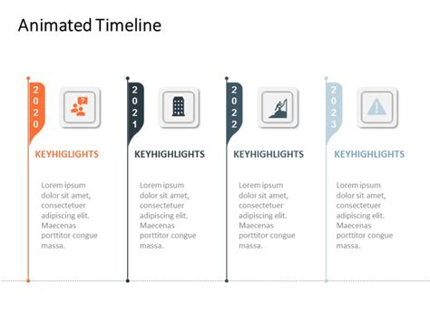 Animated Timeline PowerPoint Template SlideUpLift