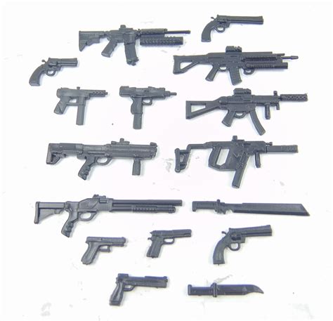 Custom 1 12 Scale Guns For 6 Action Figures Mad Special Etsy