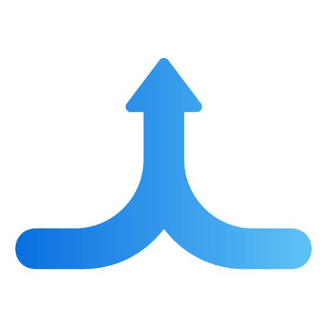 Merger Generic Gradient Fill Icon