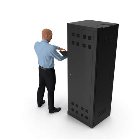 Server Rack System Administrator 3d Object 2563313439 Shutterstock