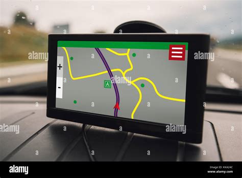GPS Global Positioning System Car Navigation Device Help And Assistance With Direction On