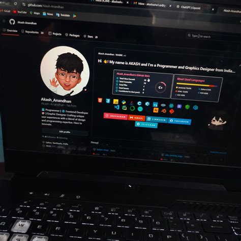 Today I Updated My Git Hub Profile With A Readmemd File And It Was