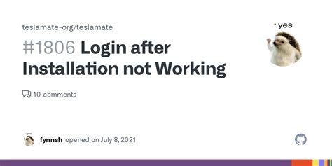 Login After Installation Not Working · Issue 1806 · Teslamate Orgteslamate · Github