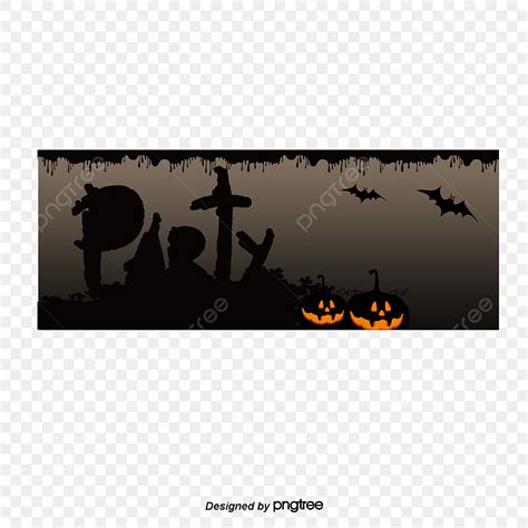 할로윈 일러스트 가로폭 디자인 할로윈 플래카드 명절 Png 일러스트 및 Psd 이미지 무료 다운로드 Pngtree
