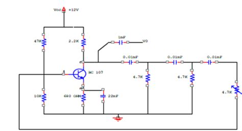 RC Phase Shift Oscillator EEES IN