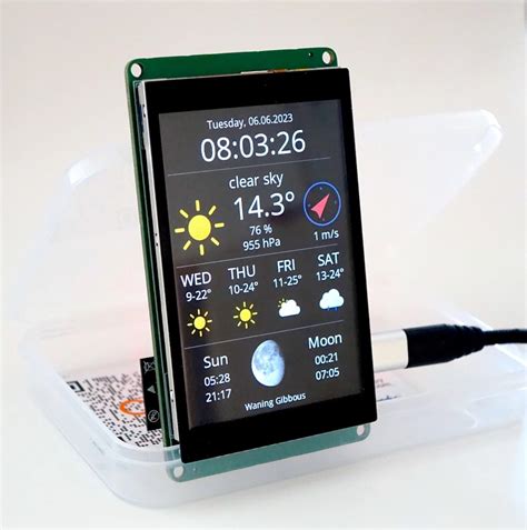 Esp32 Wifi Color Display Kit Grande — это набор для пайки с 3 5 дюймовым сенсорным дисплеем
