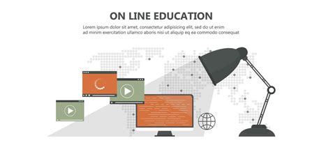 Education Training On Line Tutorial E Learning Concept Laptop With