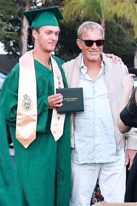 Kevin Costner And Christine Baumgartner Attend Sons Graduation Separately