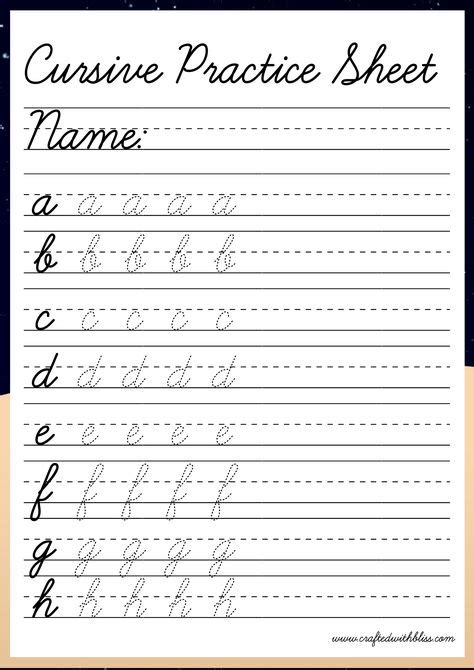Cursive Writing Worksheets Cursive Writing Worksheets Cursive Writing Practice Sheets