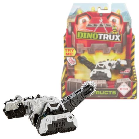 New Dinotrux D Structs W Claw Tail Die Cast Metal Vehicle Figure Pack
