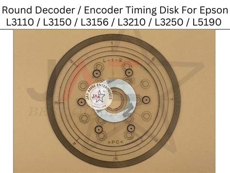 Round Decoder Encoder Timing Disk For Epson L3110 L3150 L3156