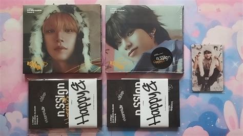 Unboxing N Ssign Happy Album Hanjun Doha Digipack Poca