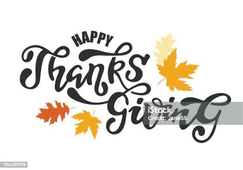 손으로 그린 추수 감사절 타이포그래피 포스터 엽서 가을 아이콘 로고 또는 배지에 대한 질감 배경에 축하 인용 해피 추수 감사절 가을 벡터 빈티지 스타일 서예 11월에 대한