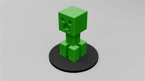 💀 Creeper Minecraft Funko・ Stl File For 3d Printing・cults