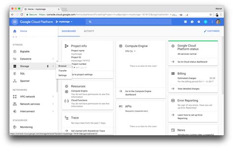 Documentation Google Cloud Storage