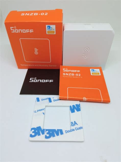 สนคามอสอง Sonoff Zigbee Temperature and Humidity Sensor SNZB 02 เซนเซอรวดอณหภมและ