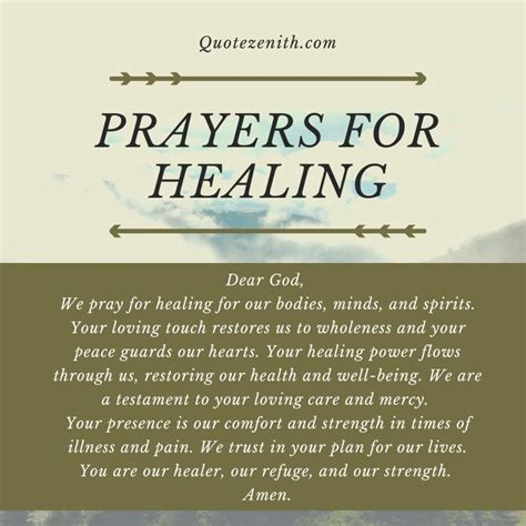 46 Strength Full Prayers For Healing Souls