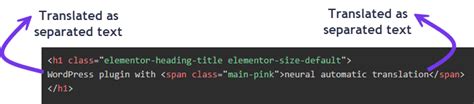 Ignore Inline Html Translation Rule