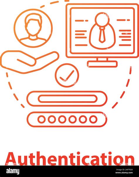 Authentication Concept Icon User Authorization Login Personal