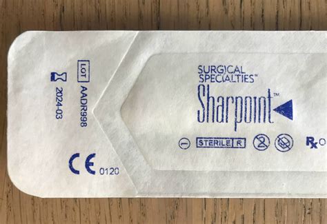 Surgical Specialties 72 1001 Sharpoint Paracentesis Knife Straight Single Bevel 10mm Gb Tech Usa