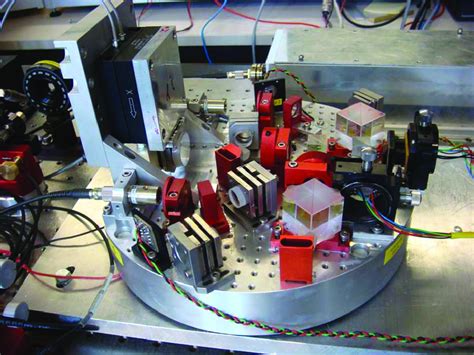 8 Photograph Of The Interferometer Board The Measurement Mirror Is