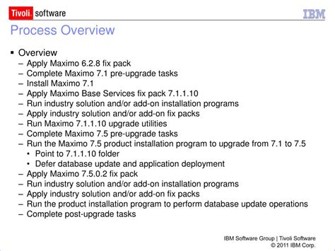 Ppt Maximo 75 Upgrade Darlene Nerden 20 June 2012 Powerpoint Presentation Id5317414