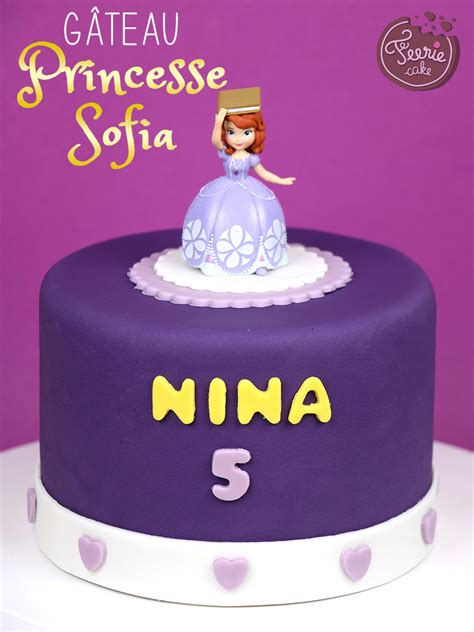 Fiche Recette Tuto Gâteau à Thème Princesse Sofia Féerie Cake