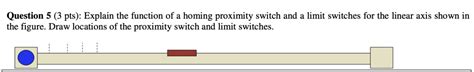 SOLVED Question 5 3 Pts Explain The Function Of A Homing Proximity Switch And Limit Switches