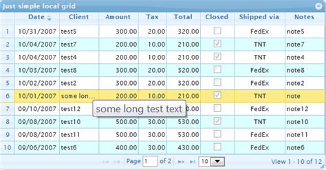 Jquery Jqgrid Ellipsis Stack Overflow