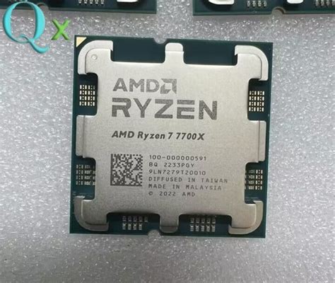 Amd Ryzen 7 7700x R7 7700x Am5 Cpu Processor 4 5 Ghz 8 Core 16 Thread 32mb 105w Ebay