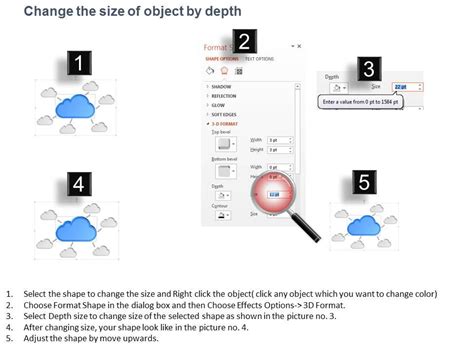 Bf Multi Staged Cloud Computing Diagram Powerpoint Template