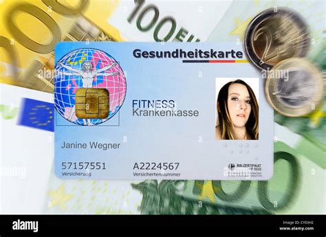 Die Neue Krankenversicherungskarte Mit Foto Zusammengesetzte