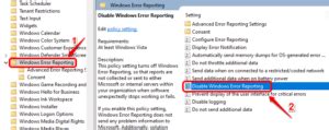 How To Disable Error Reporting In Windows