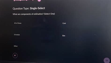 Question Type Single Select What Are StudyX