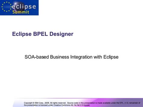 Eclipse Bpel Designer Ppt