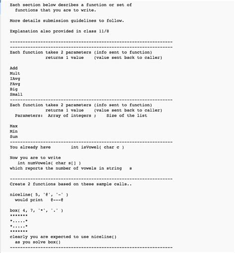 Solved Using The Main Fuction Below Please Create Functions Chegg Com
