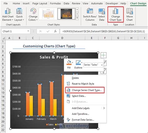 Customizing Excel Charts 8 Examples Exceldemy