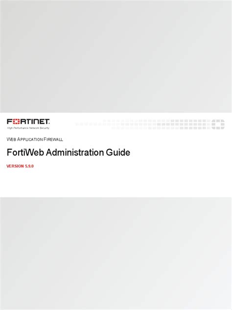 Fortiweb V590 Administration Guide Pdf Transport Layer Security File Transfer Protocol