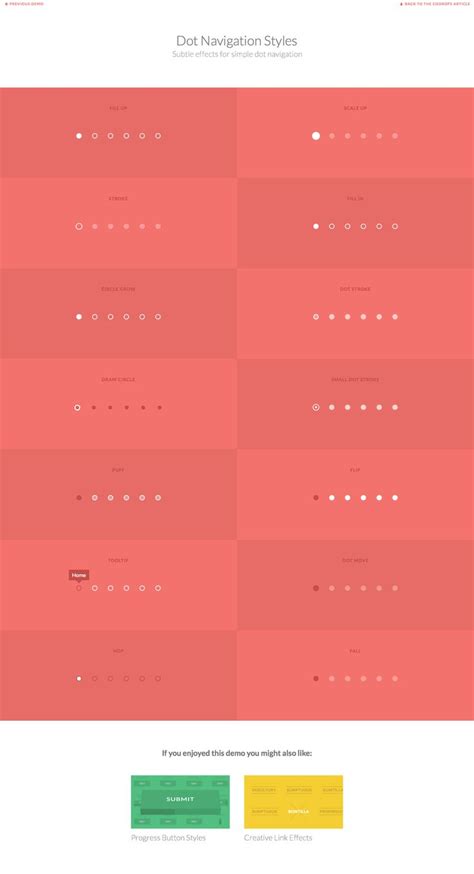 Tympanus Net Development DotNavigationStyles Tool Design Web Design Trending Fonts