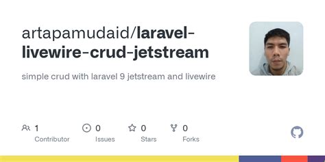 Github Artapamudaidlaravel Livewire Crud Jetstream Simple Crud With