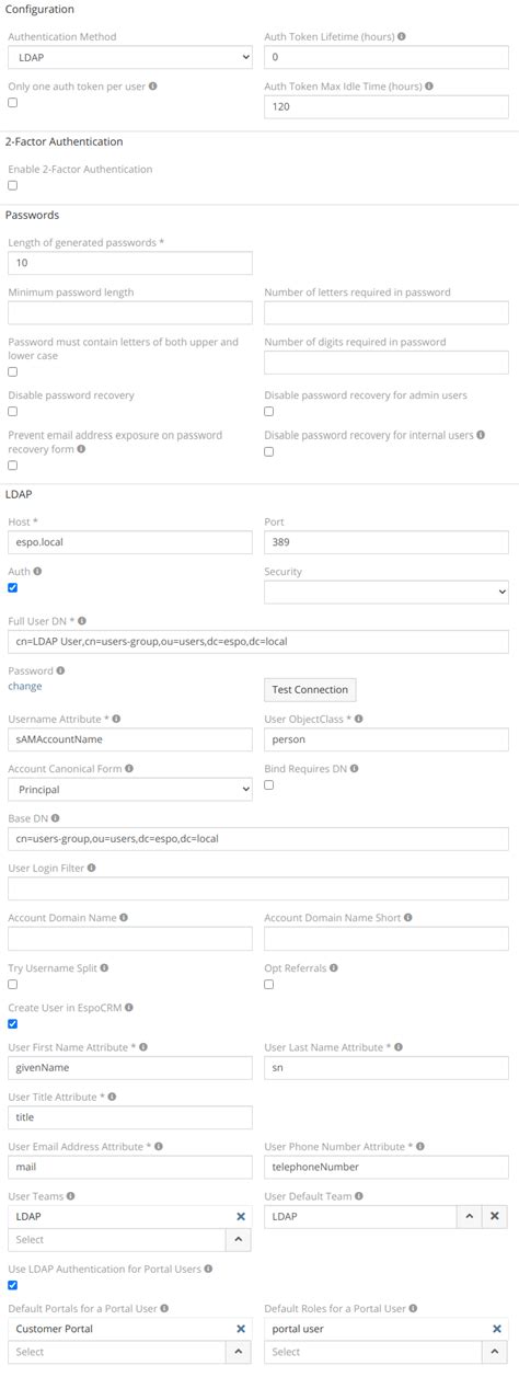 Active Directory EspoCRM Documentation