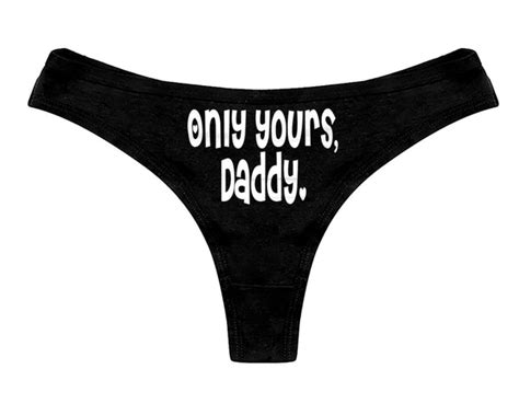 Only Yours Daddy Thong Panties Ddlg Clothing Ddlg Womens Thong Panties Nystash