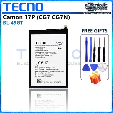 Battery For Cg Cg N Tecno Camon P Model Bl Gt Mah Lazada Ph