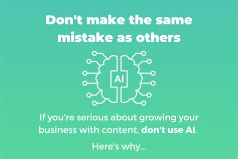 don t use ai writing tools for your marketing here s why