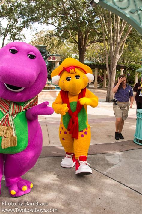 Barney At Disney Character Central Barney The Dinosaurs Barney